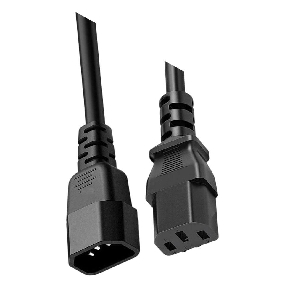 Industrial Strength C13 To C14 Power Cord With Reinforced Housing 18AWG ...
