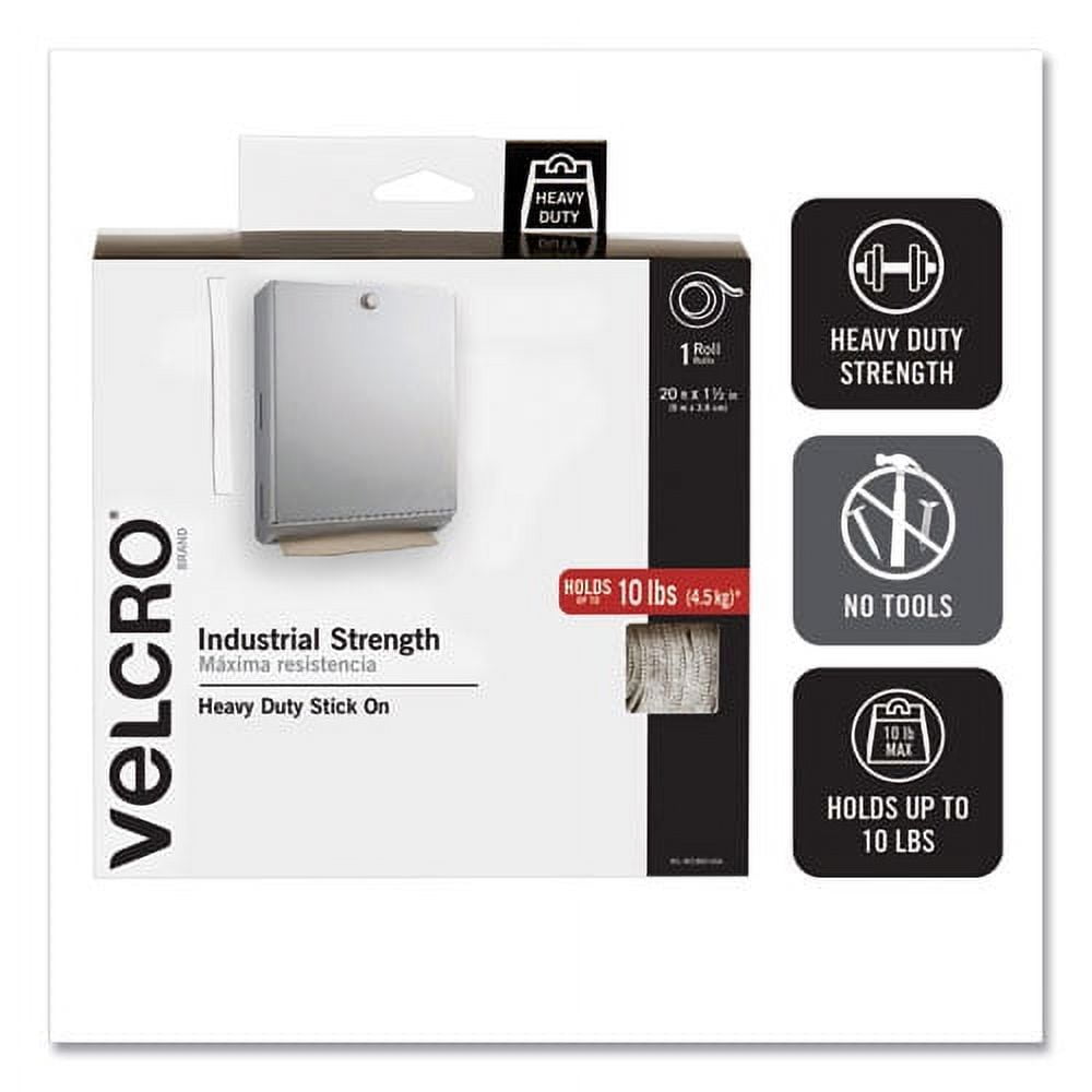 Industrial-Strength Heavy-Duty Fasteners With Dispenser Box, 2" X 15 Ft ...