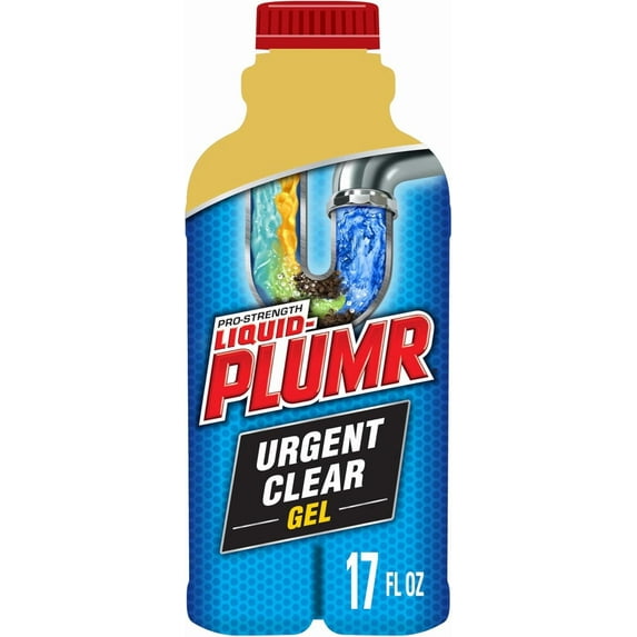 Industrial Strength Urgent Clear, Liquid Drain Cleaner, 17 Ounces ...