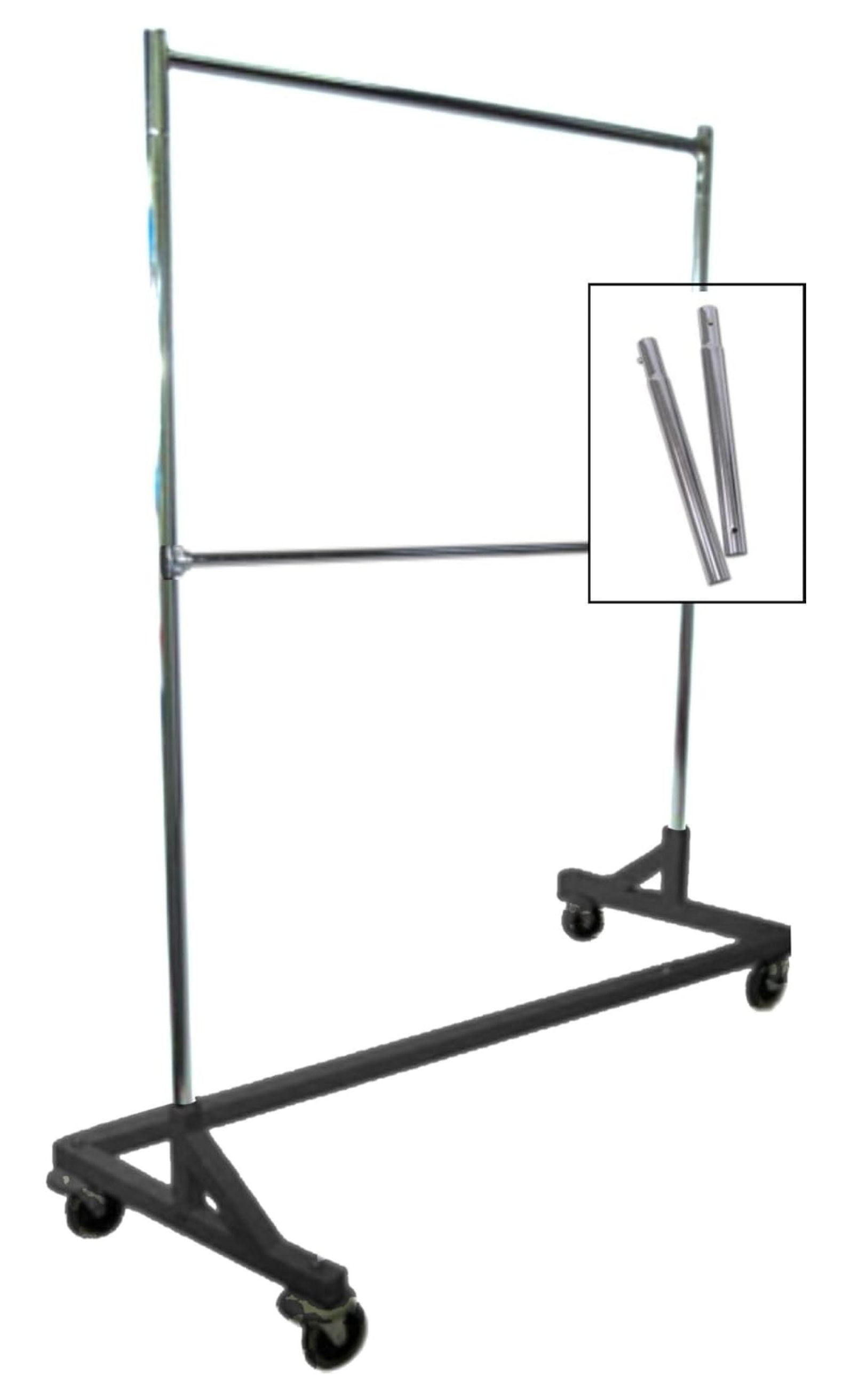 Industrial Strength Z Rack with Add-On Hangrail and Built-in Height ...