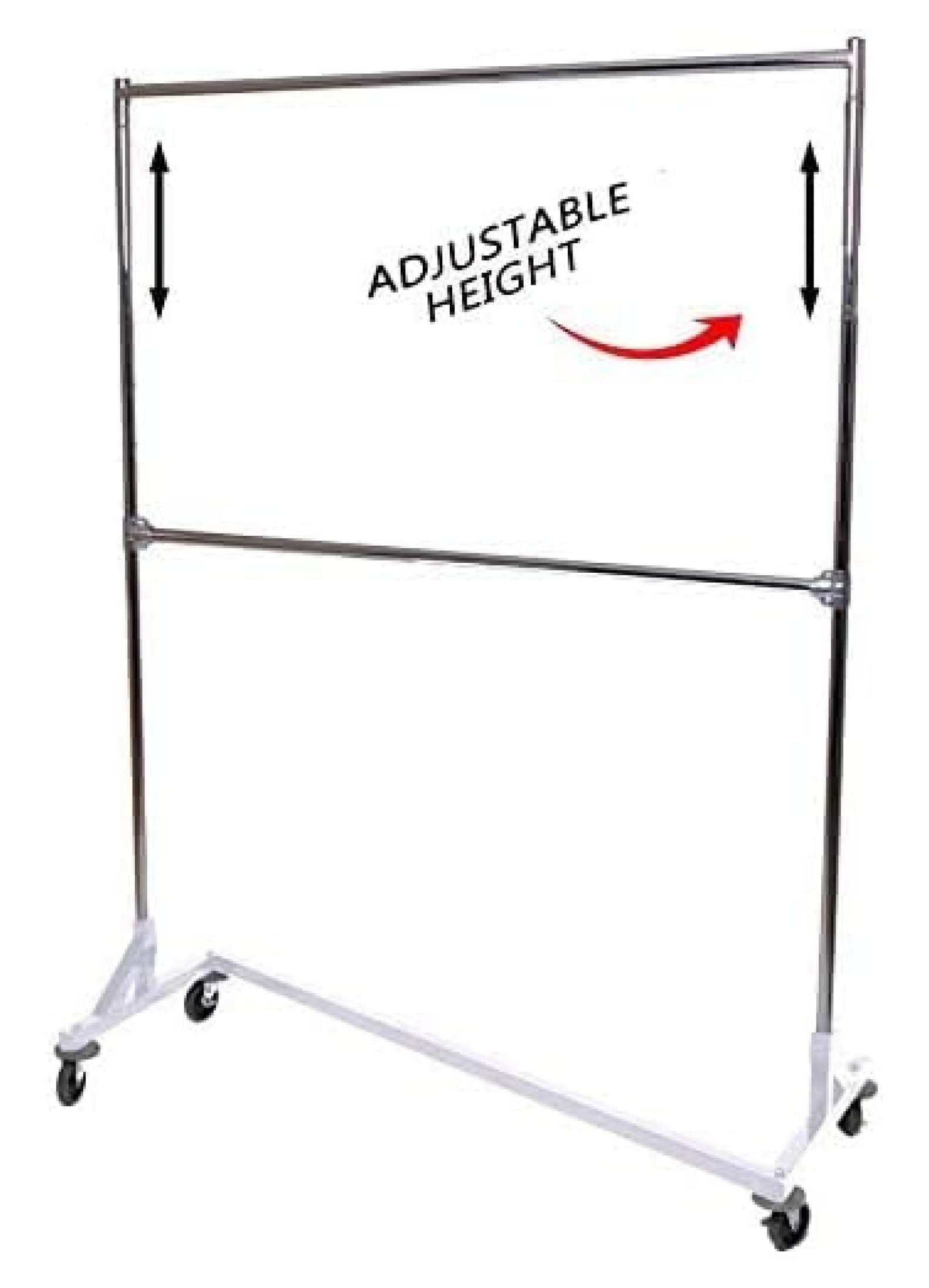 Industrial Strength Z Rack with Add-On Hangrail and Built-in Height Extensions - Available in ...