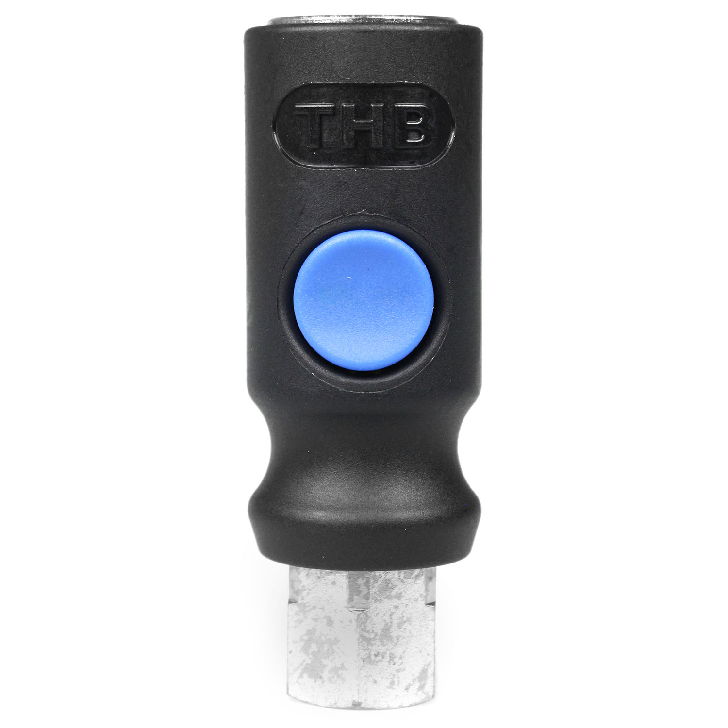 Industrial Style Safety Release Coupler 1/4" FNPT 1/4" Body Push Button ...