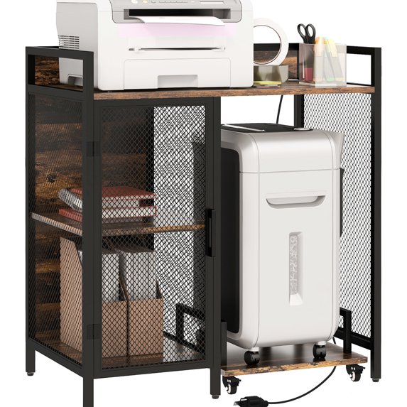 Industrial Style Stand - Movable with Wheels - Office Flexibility ...