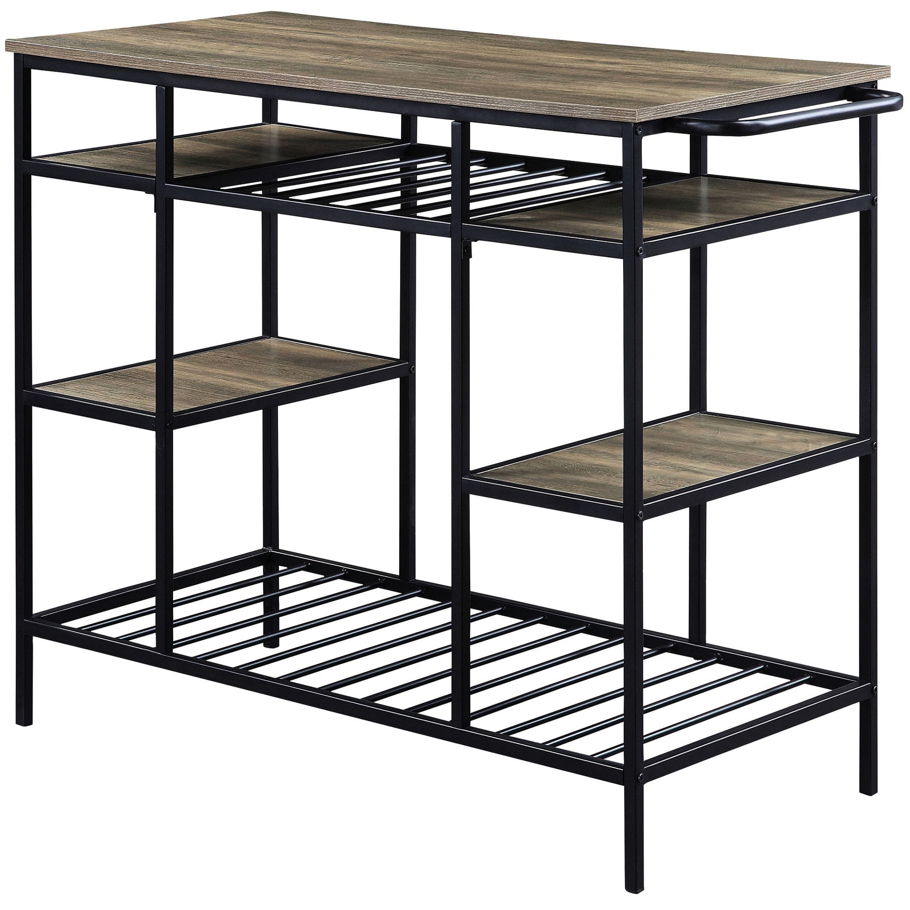 Industrial Style, Wood and Metal - Dining Room Kitchen Storage Unit ...