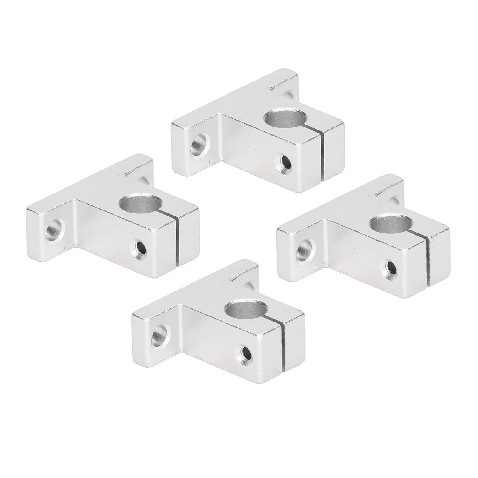 Industrial Supplies 4Pcs Linear Motion Rail Clamping Rod Aluminum Guide ...