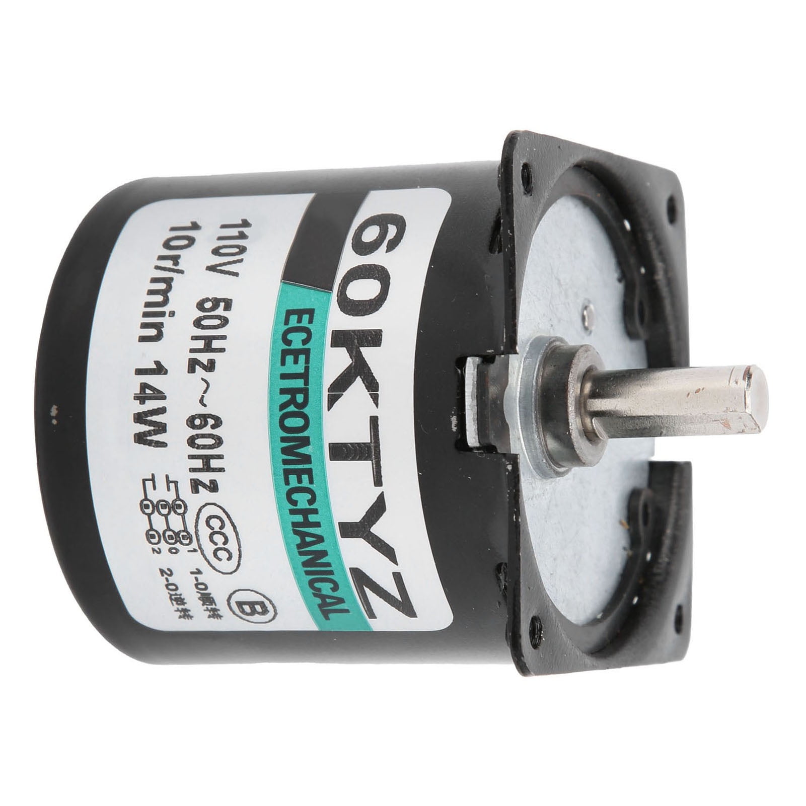 Industrial Supplies Mini Motor AC Synchronous Metal Gear Slow Speed ...