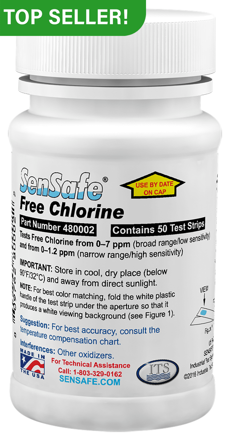 Industrial Test Systems 480002 SenSafe Free Chlorine Test - Walmart.com