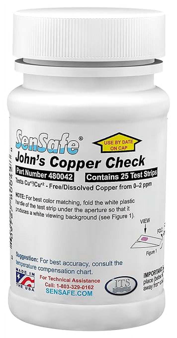 Industrial Test Systems 480042 SenSafe John's Copper Test - Walmart ...