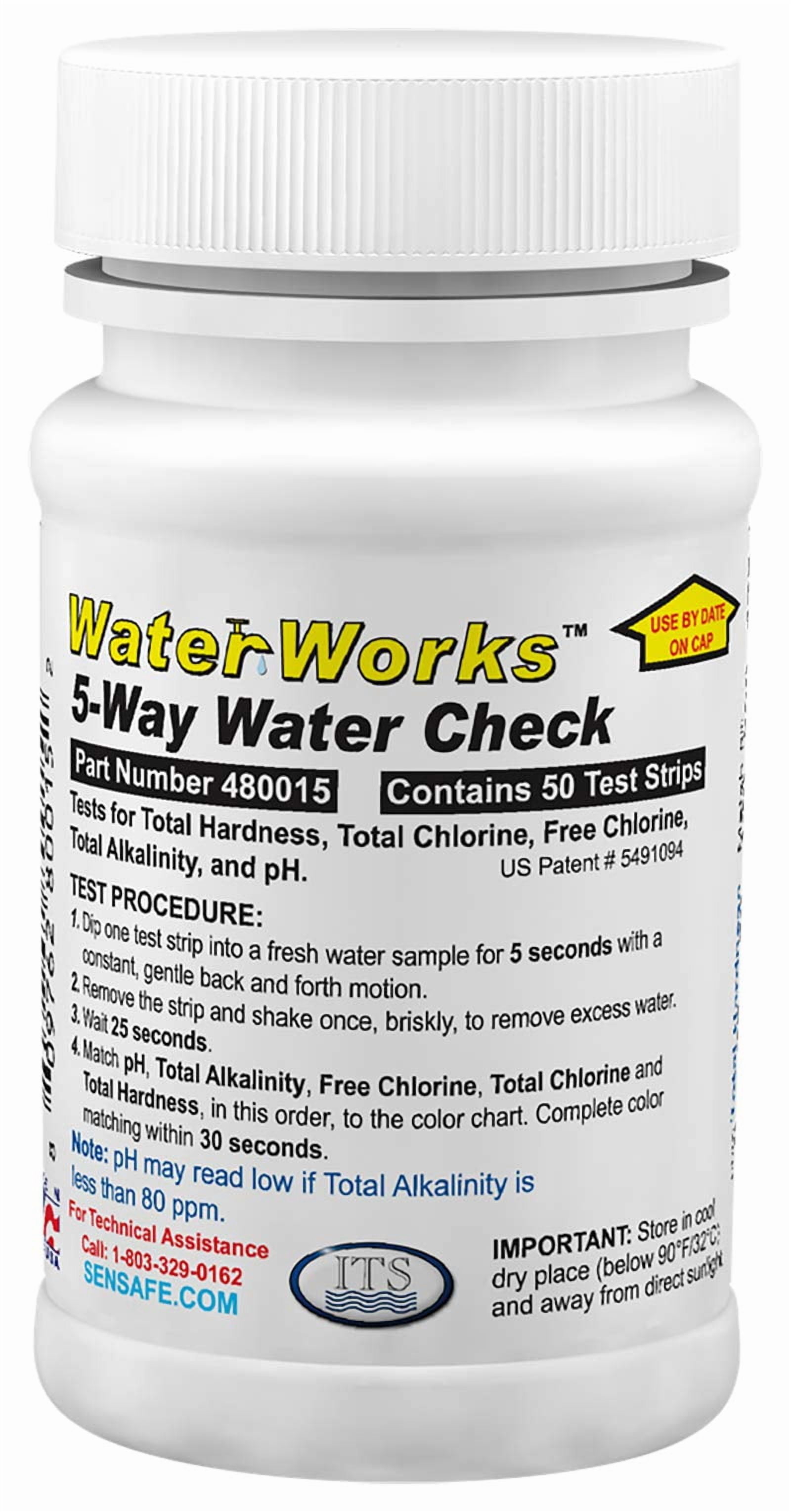Industrial Test Systems WaterWorks 480015 5-Way Water Check, 30 Seconds ...
