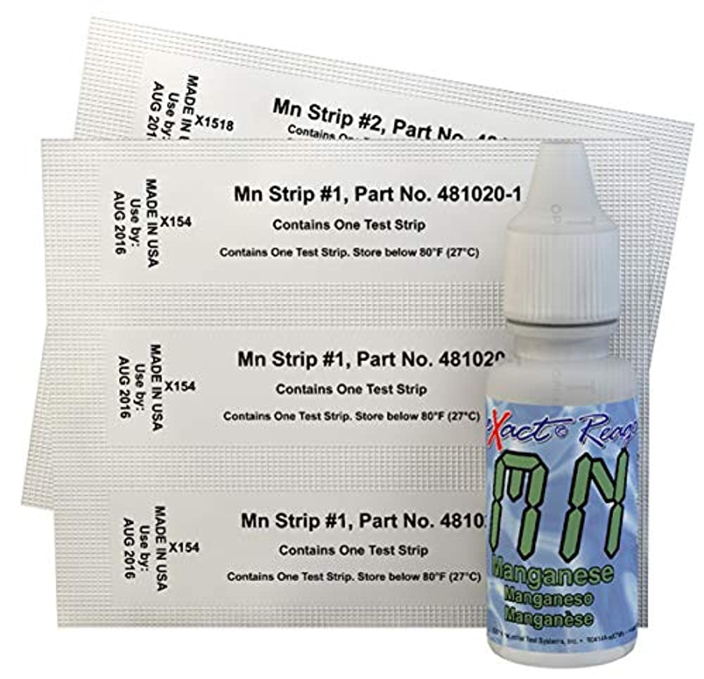Industrial Test Systems eXact 486606 Micro Manganese Reagent Strips, 0. ...