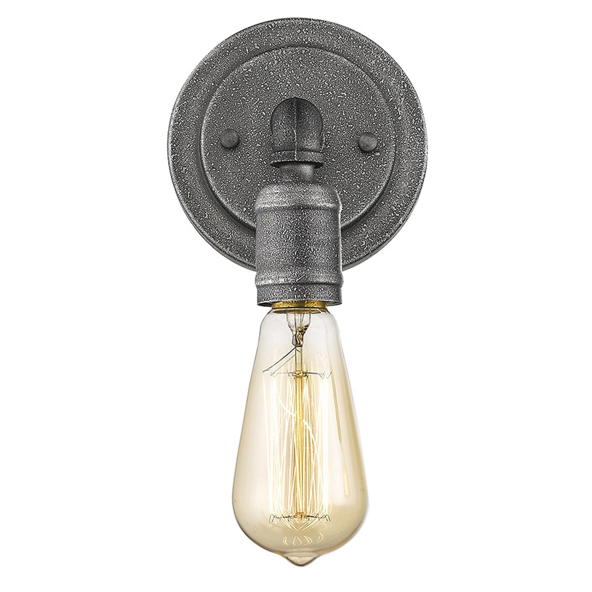 Industrial Textured Gray Wall Light - Walmart.com