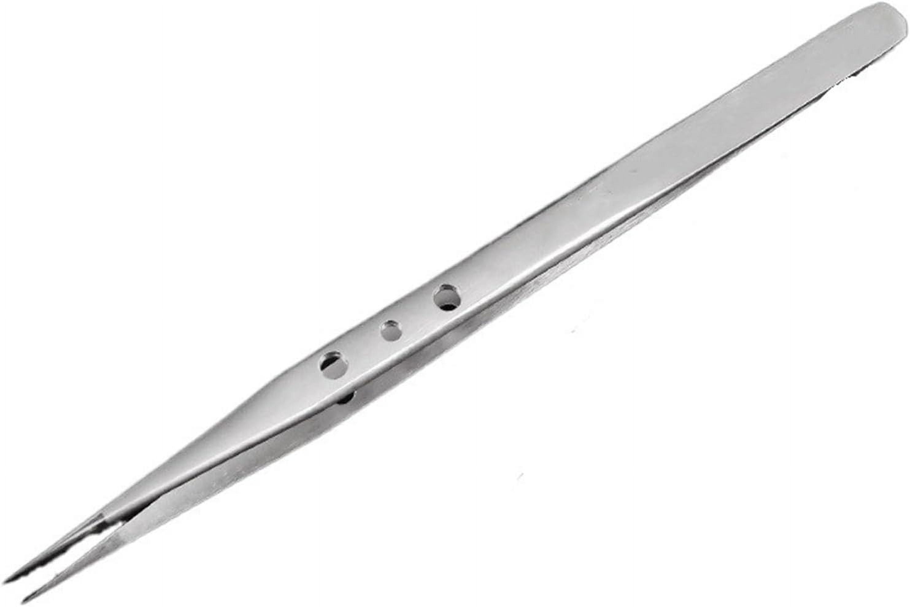 Industrial Tweezers - Electronics Anti-Static, Curved Straight Tip ...