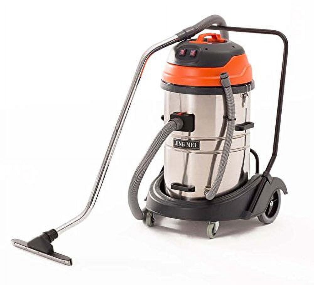 JM773 Industrial Wet/Dry Vacuum Cleaner with Water Extractor, 2 Motors ...