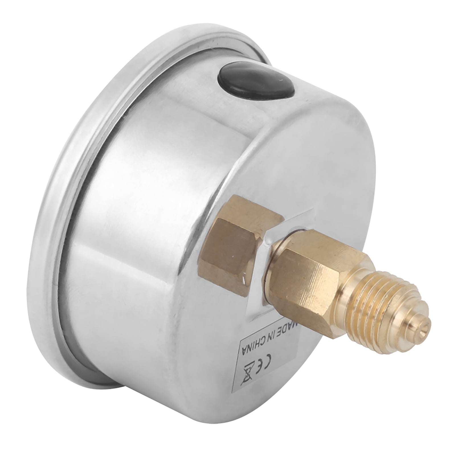 Industrial Vacuum Pressure Gauge, 68mm Dial, Brass Steel, Chemical/Oil ...