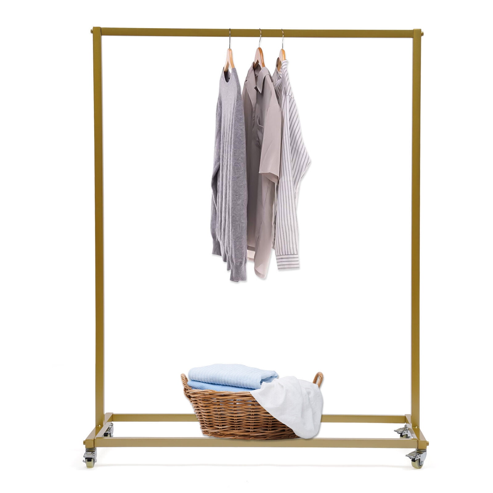 Industrial Vintage Clothes Rack ‎Clothing Store Metal Display Stand ...