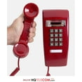 Industrial Wall Phone with Dialpad - RED by HQTelecom - Walmart.com
