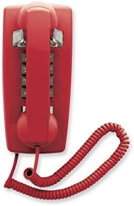 Industrial Wall Phone with Dialpad & Wallplate - Red - Walmart.com