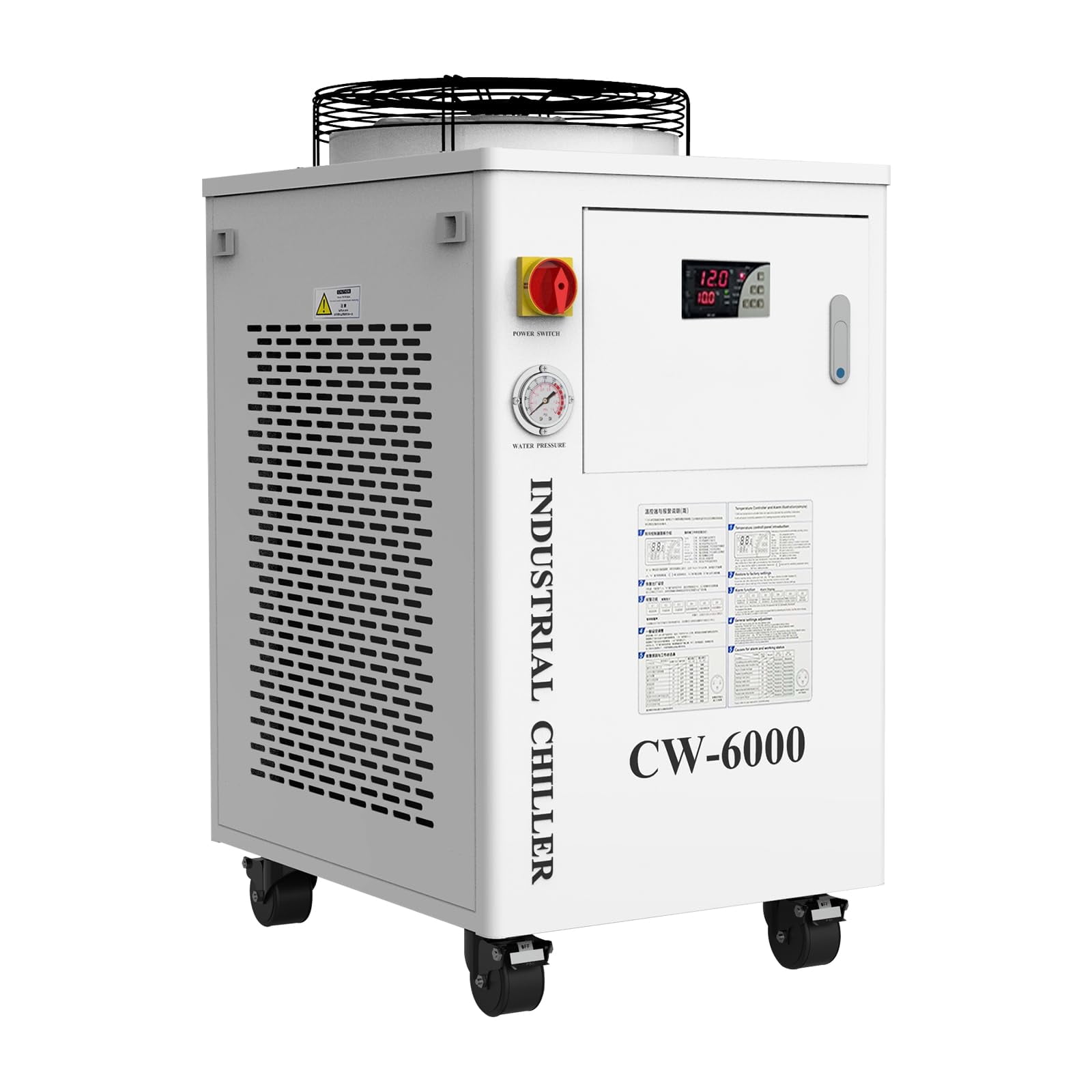 Industrial Water Chiller, CW-6000 Industrial Thermolysis Type Water ...