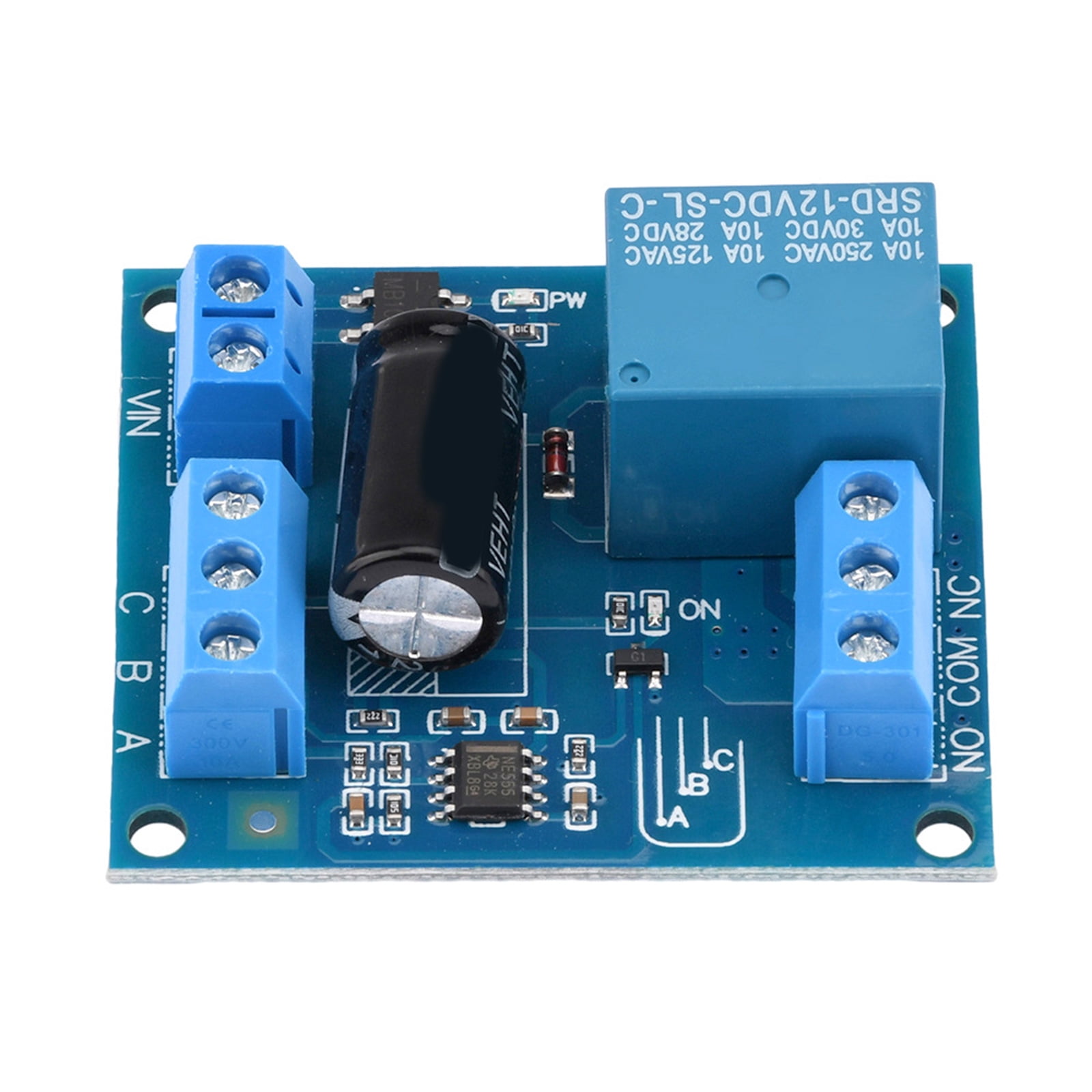 Industrial Water Levels Controller NE555 Based 12V Relays Module Stable ...