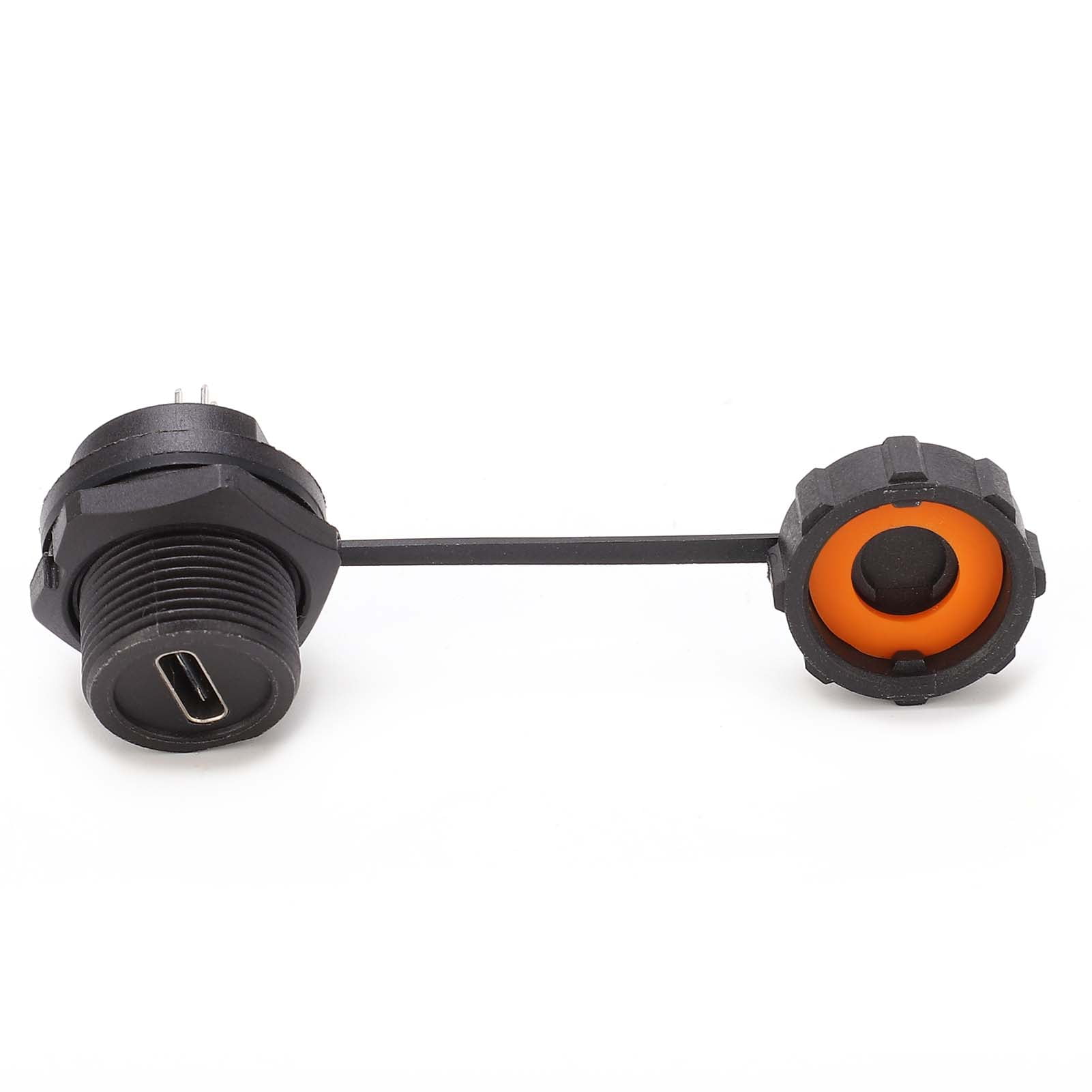 Industrial Waterproof TypeC Socket, PCB Panel Mount, E10TPC-TF1-F ...