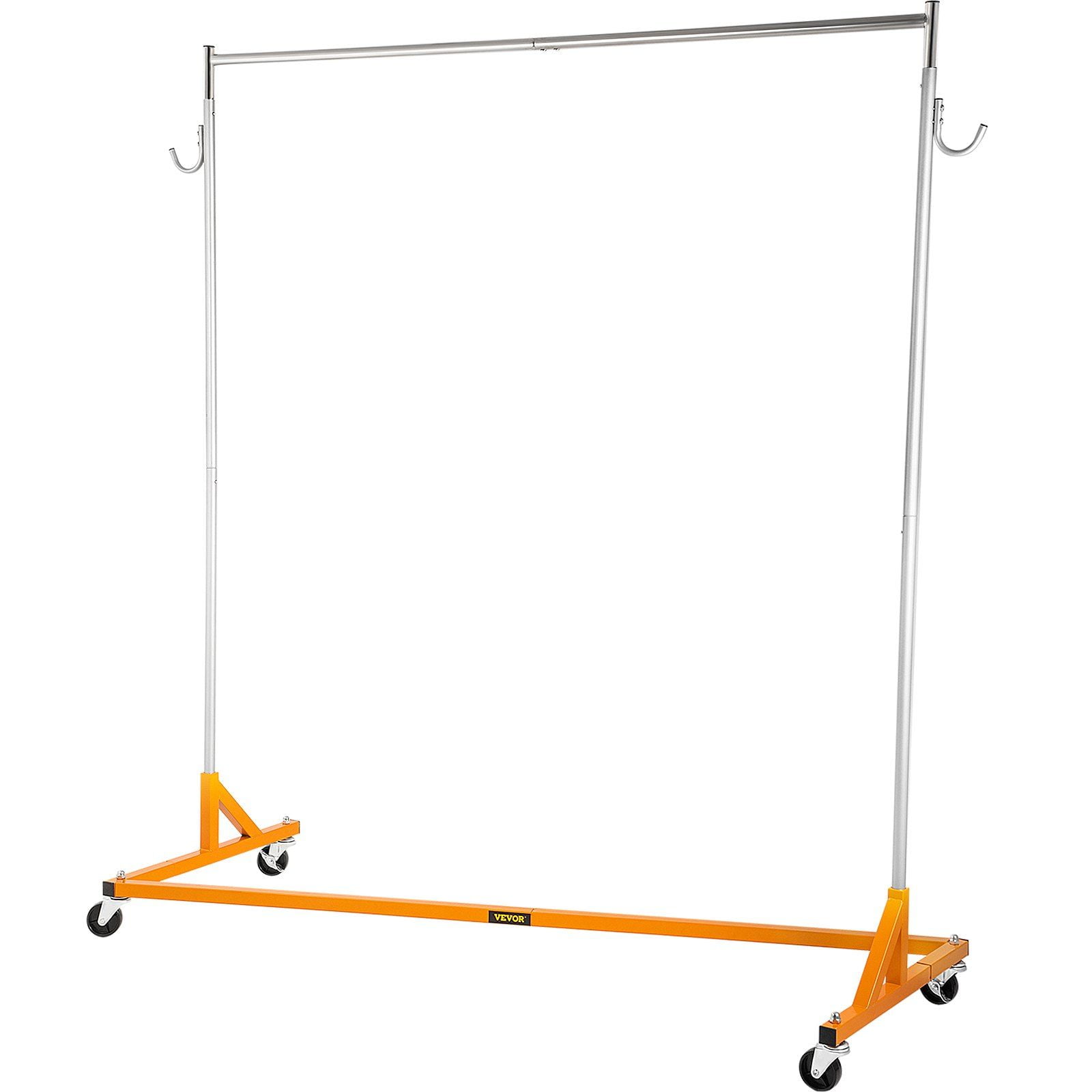 Industrial Z Garment Rack, Adjustable Height Rolling Clothing Rack ...