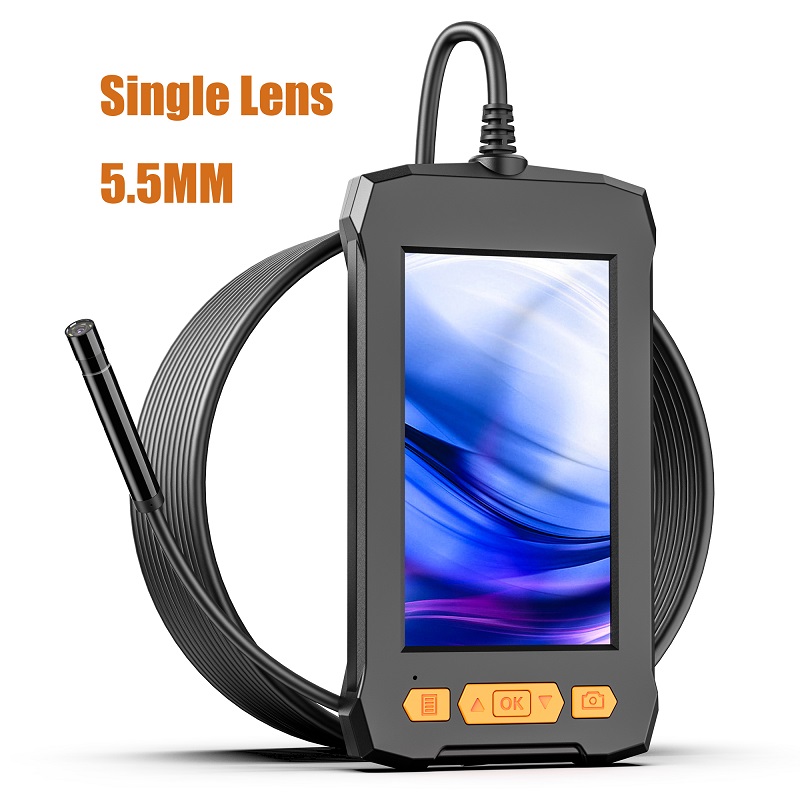 Industrial borescope camera 4.3 inch ips screen dual lens hd1080p ...