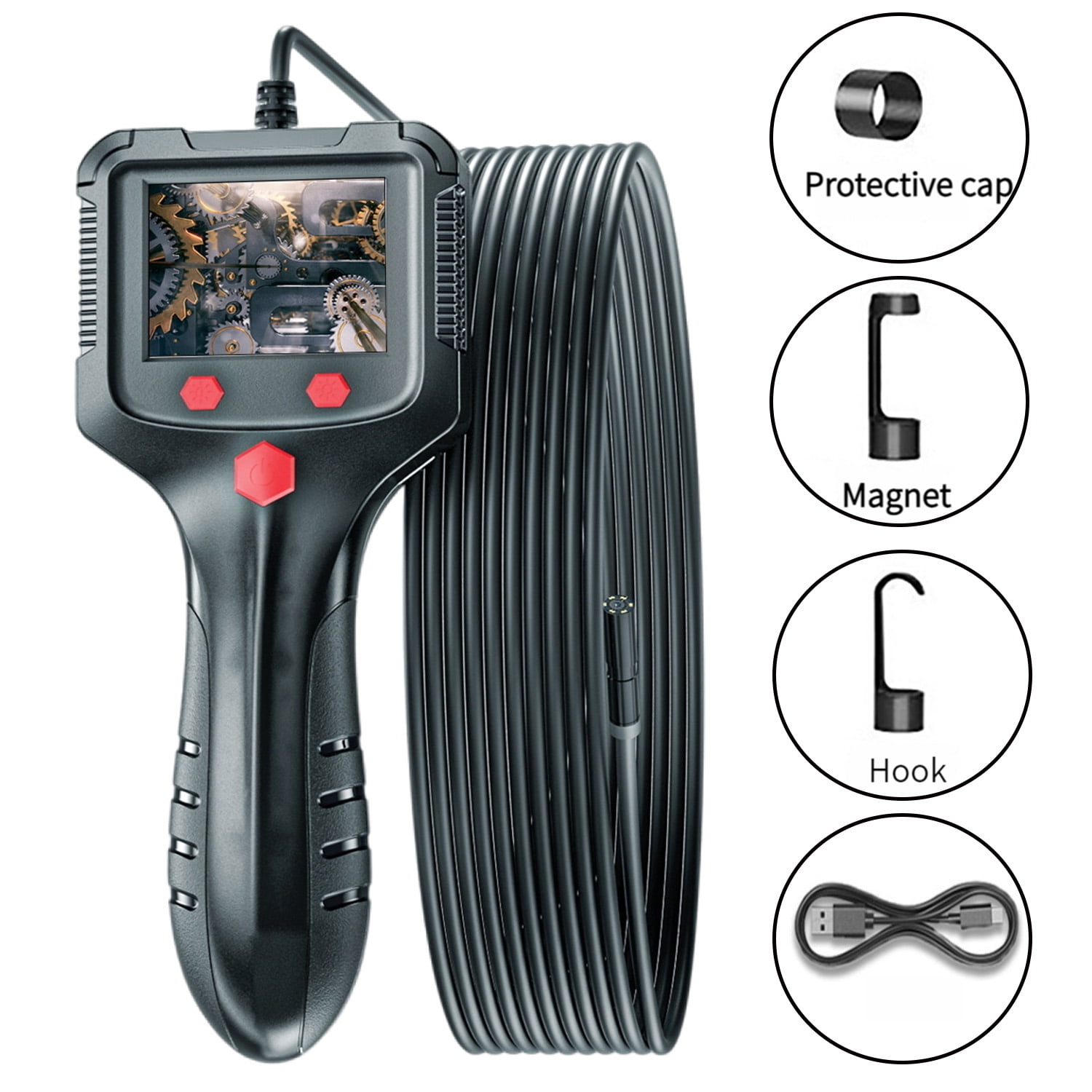 Industrial endoscope,Professional grade 5.5mm 1080p camera,Ip67 ...