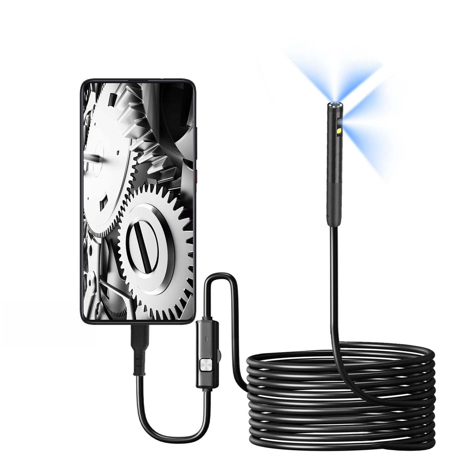 Industrial endoscopes,Dual Lens Waterproof Camera Cable Pipe Ip67 ...