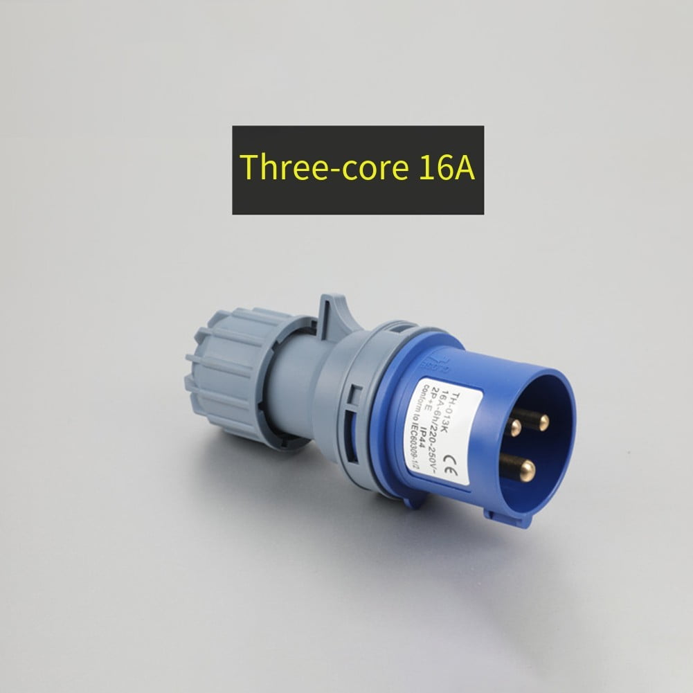 Industrial waterproof connector male and female 3-pin and socket ...