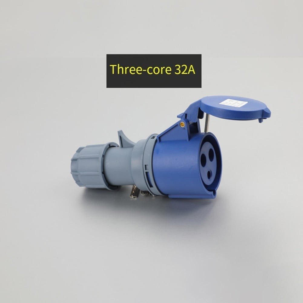 Industrial waterproof connector male and female 3-pin and socket ...