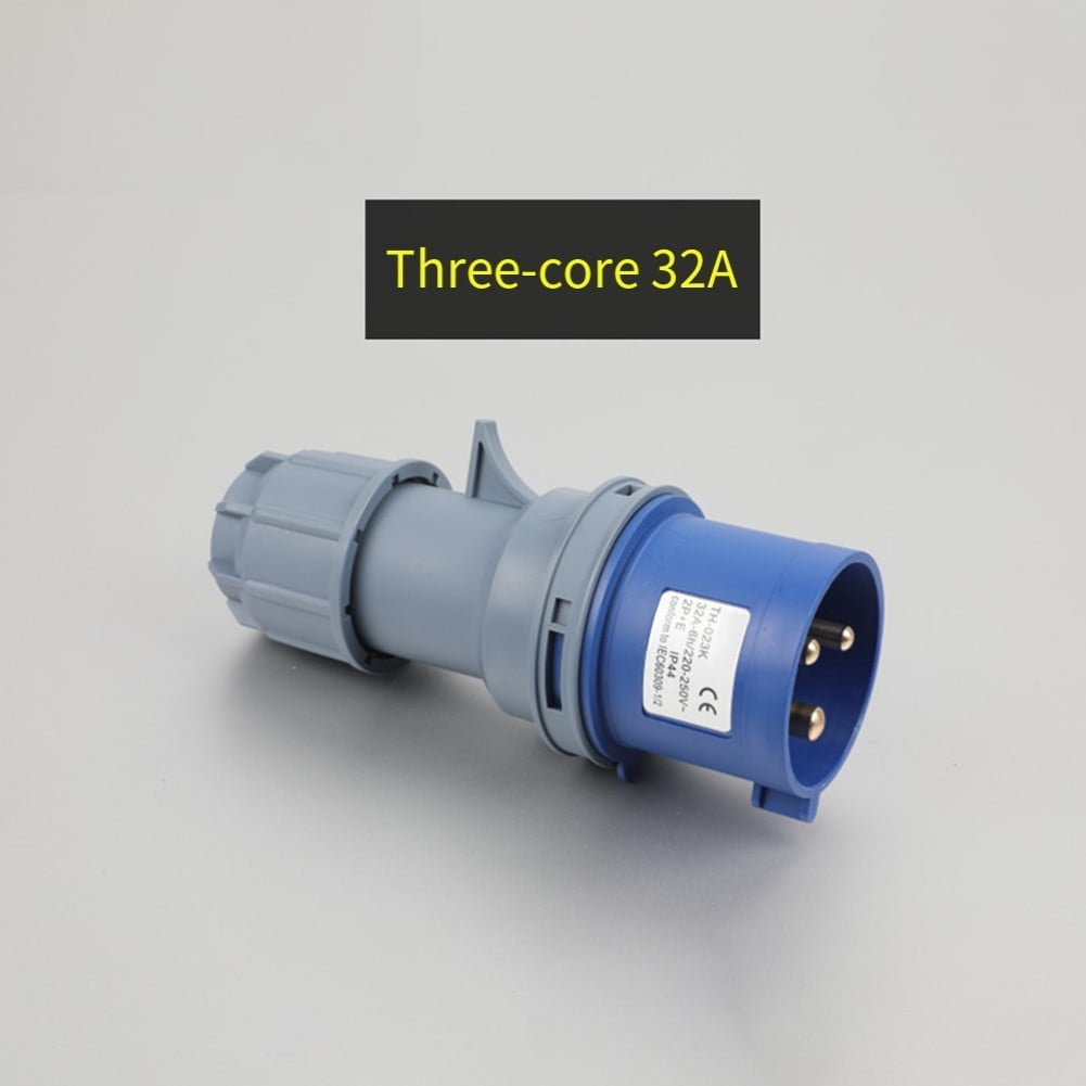Industrial waterproof connector male and female 3-pin and socket ...