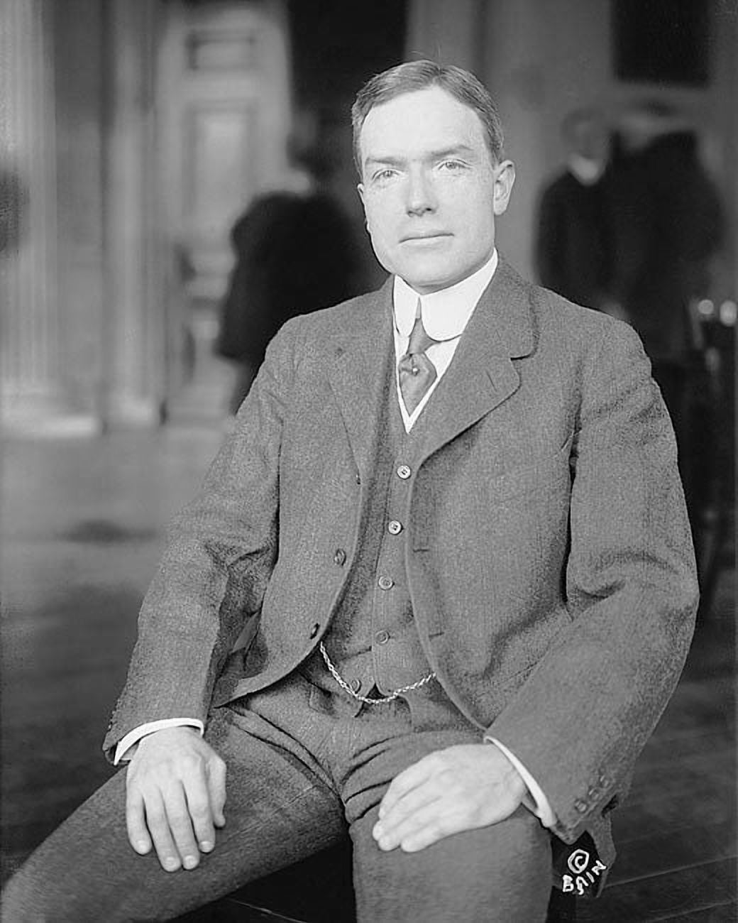 Industrialist John D. Rockefeller Portrait - 12x18 Inch Laminated ...