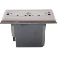 Steel City Floor Box Cover,Round,6 in.,Brown P 68 DRC BRN - Walmart.com