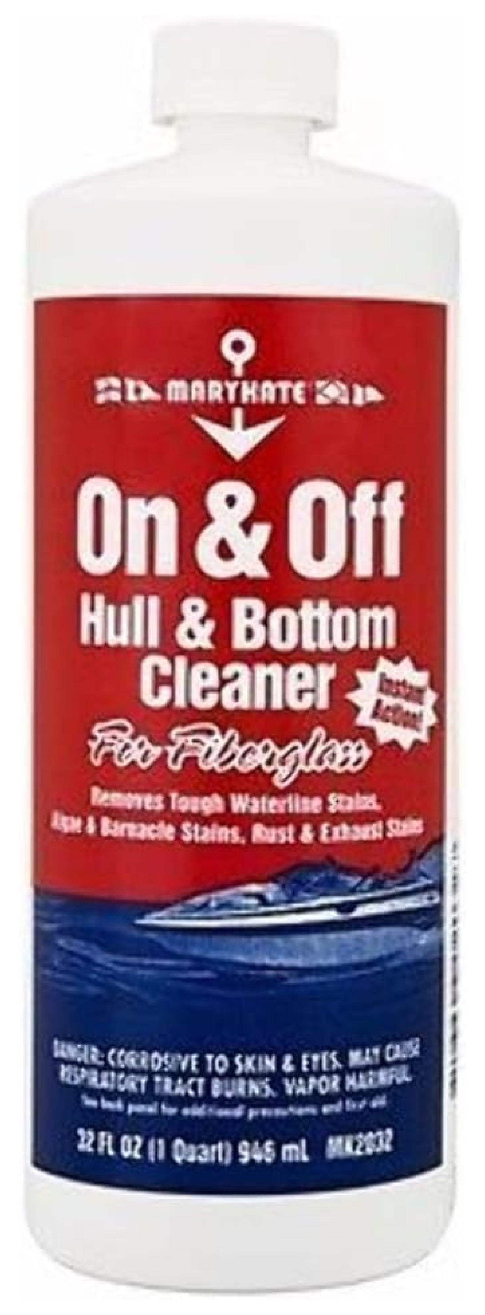 Industries MK2032 Hull Cleaner - 32oz Fiberglass Boat Hull Cleaner ...