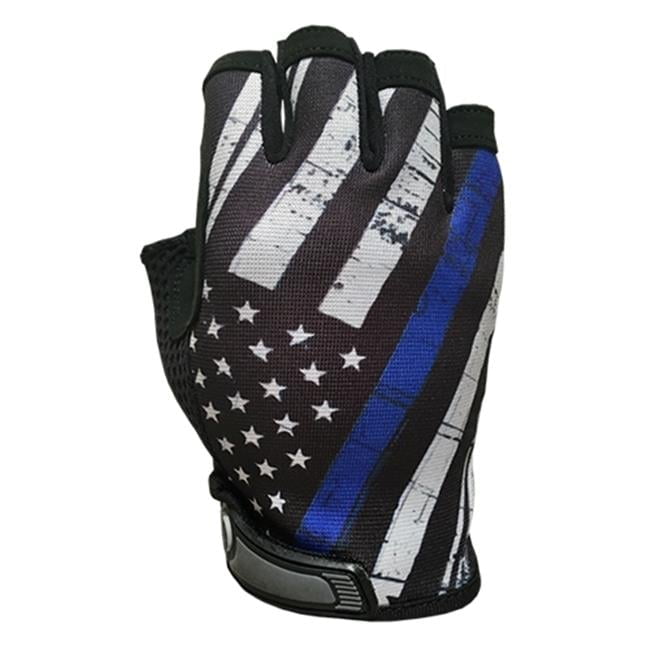 Industrious Handwear Blue Line Flag - Unlined - Half Finger Gloves - IH ...
