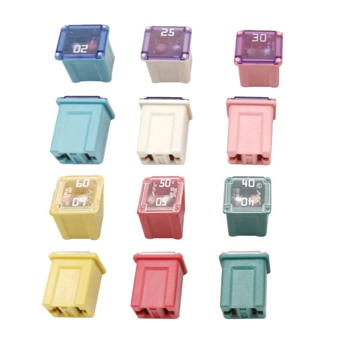 Industry Standard Color-Coded Automotive Fuse Kit, 12Pcs Low Profile ...