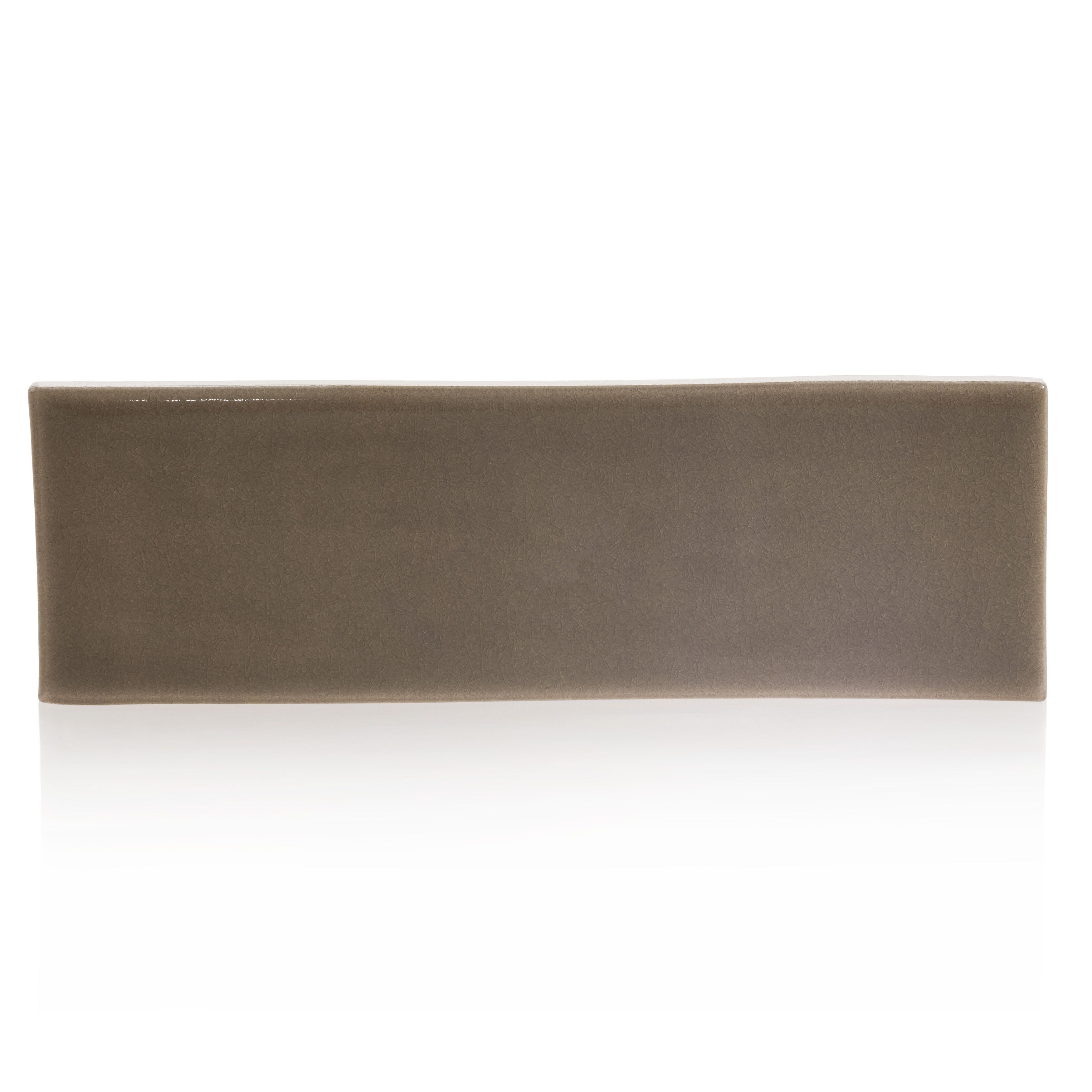 Industry Tile 2.5"x8" Metropolis Crackled Sand Ceramic Wall Tile (1 ...