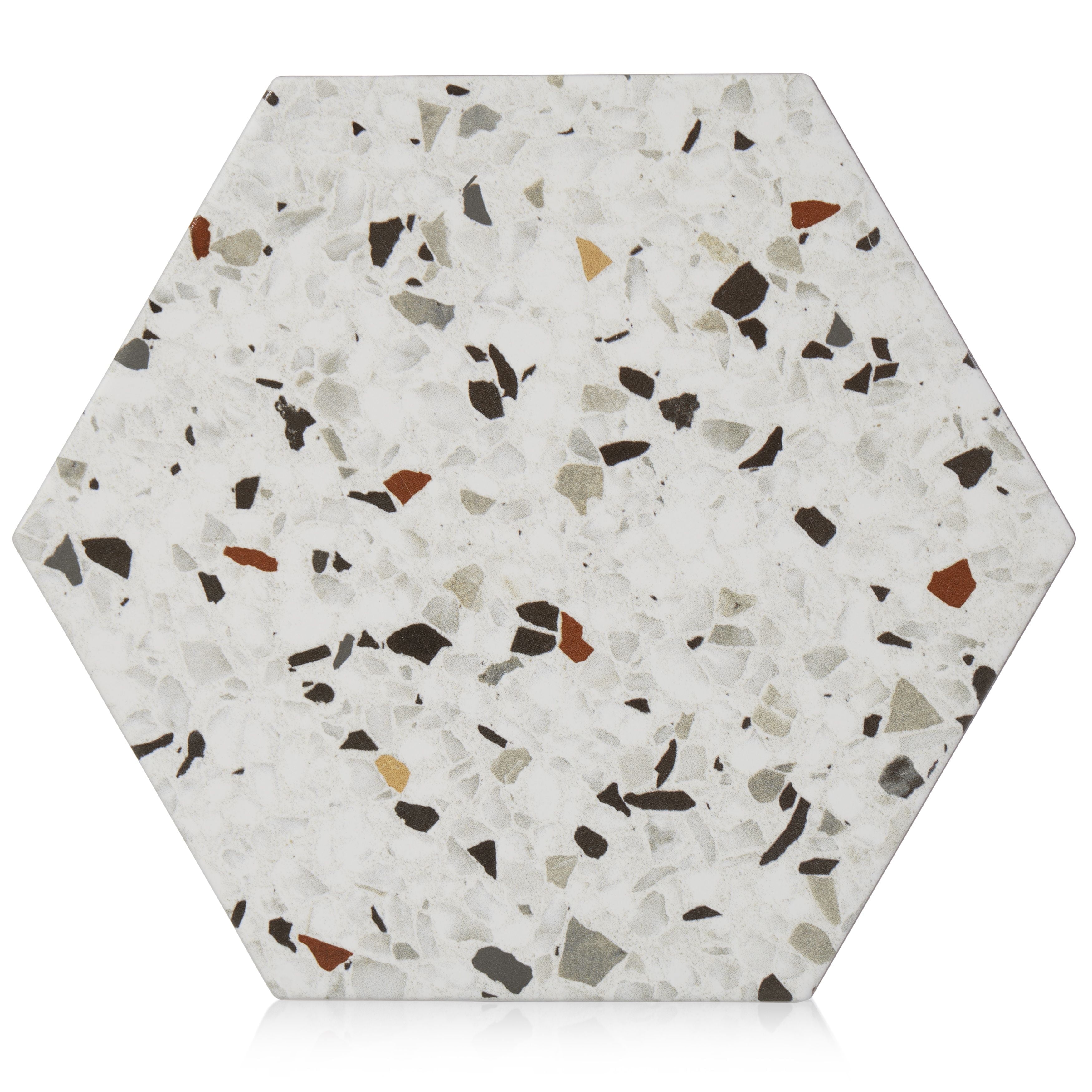 Industry Tile 8x10 Hexagon Spark Mix Porcelain Tile (1 Sample ...