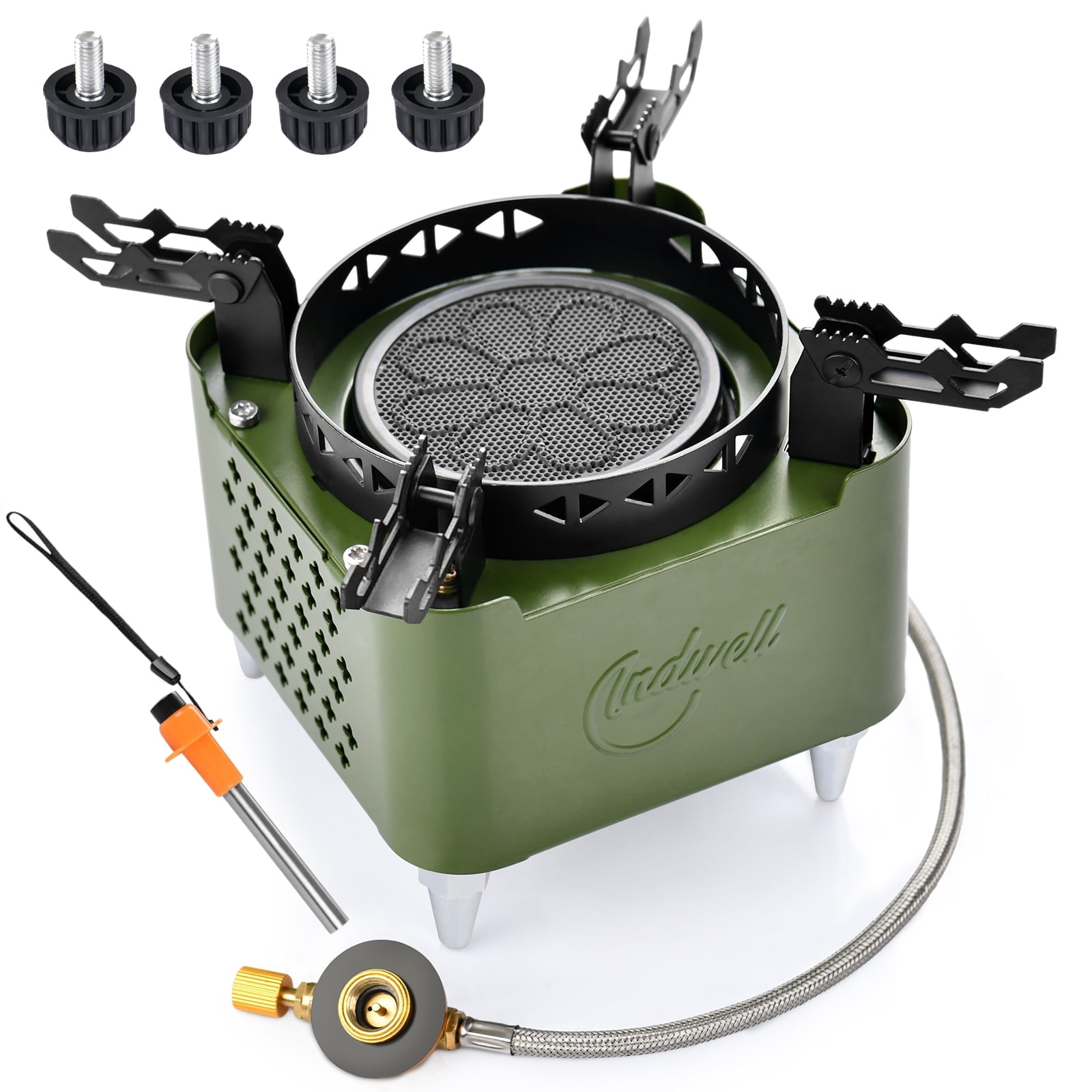 Indwell Camping Stove Portable Camping Stove, Gas Cooking Burner ...