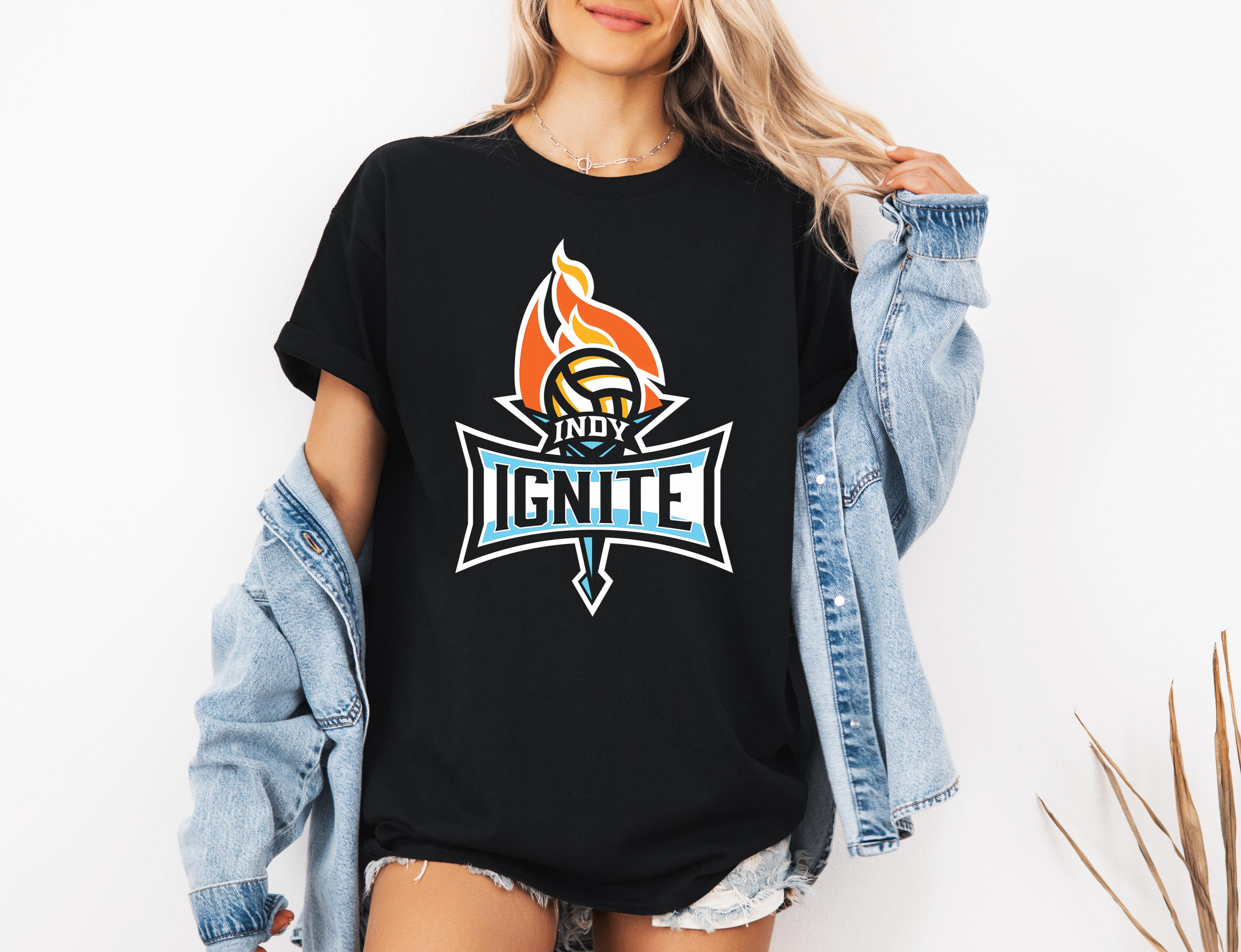 Indy Ignite Volleyball Established 2024 Sport T-Shirt, for men & women ...