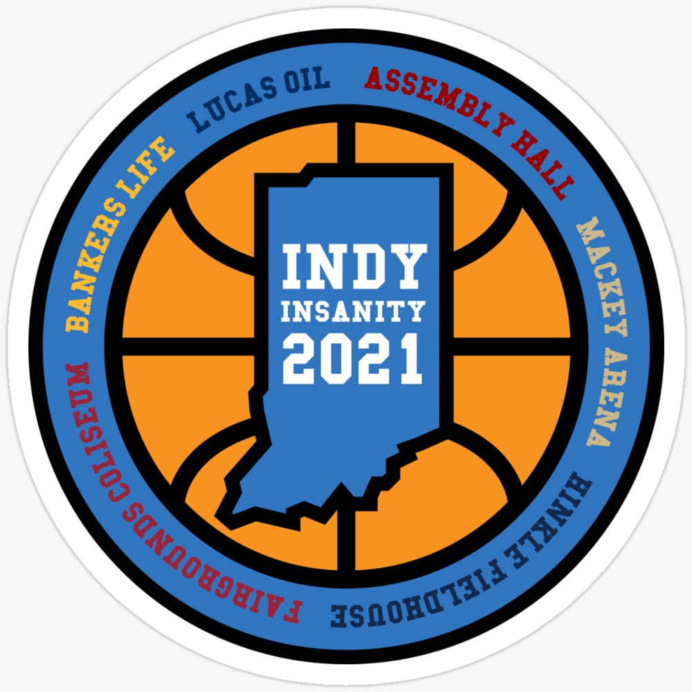 Indy Insanity College Basketball 2021 Sticker Baseball Sticker ...
