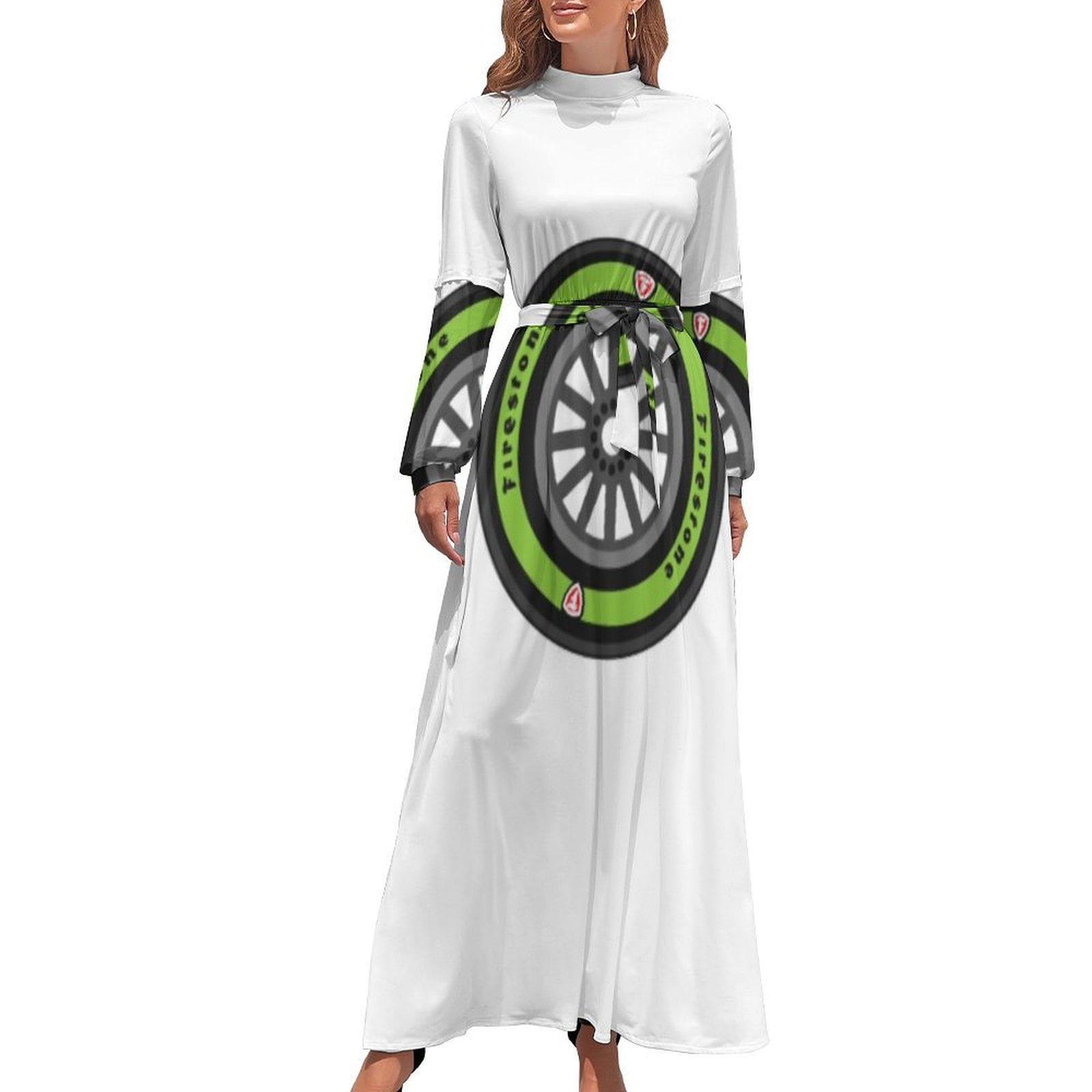 Indycar Eco Friendly Tire Long Dress women long dresses dresses for ...