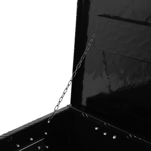 Ineedup 30inch Black Truck Bed Tool Box Heavy Duty Aluminum Chest Box ...