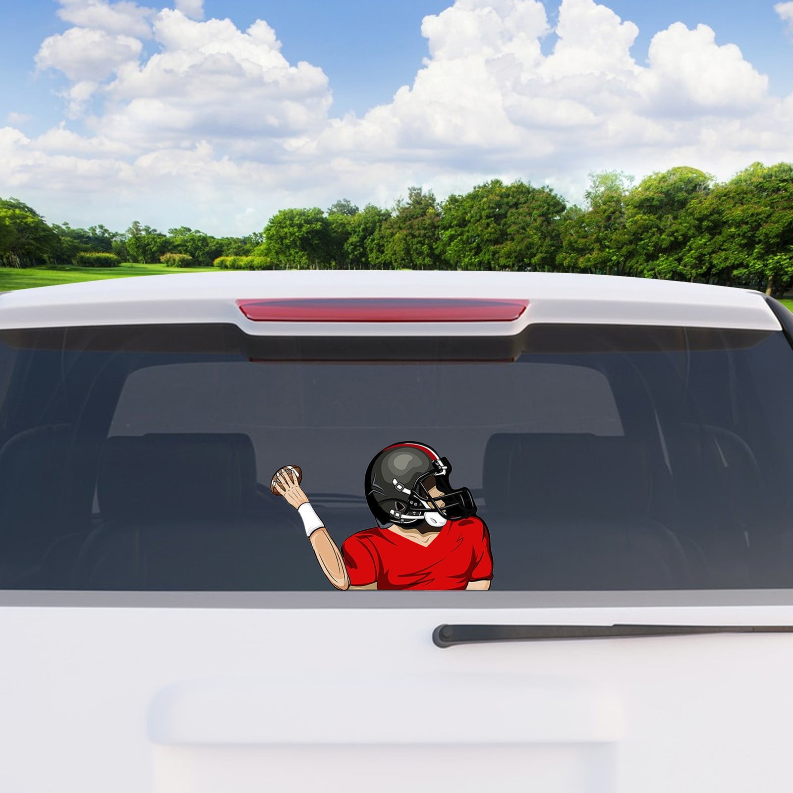 Inerposs Car Stickers - Football Quarterback Wiper Sticker for Car ...