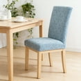 Inerposs Elastic Dining Chair Covers, Semi Circular Chair Back Covers ...