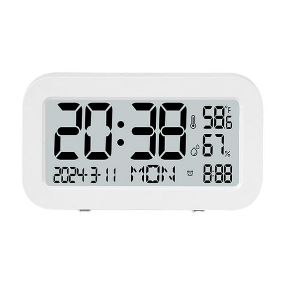 Inerposs Multi-Function Digital LCD Weather Clock, Indoor Temperature ...