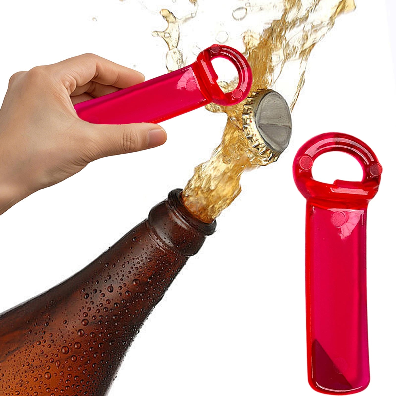 Inerposs Plastic Beer Bottle Opener, Durable Ergonomic Cap Remover ...