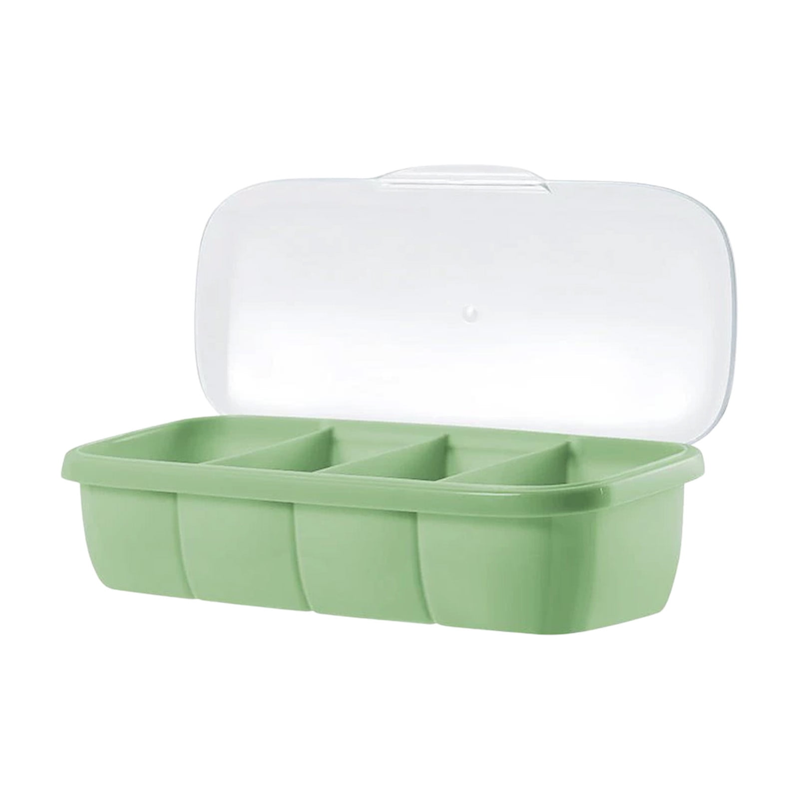 Inerposs Plastic Seasoning Box, Divided Snack Container, Kitchen ...