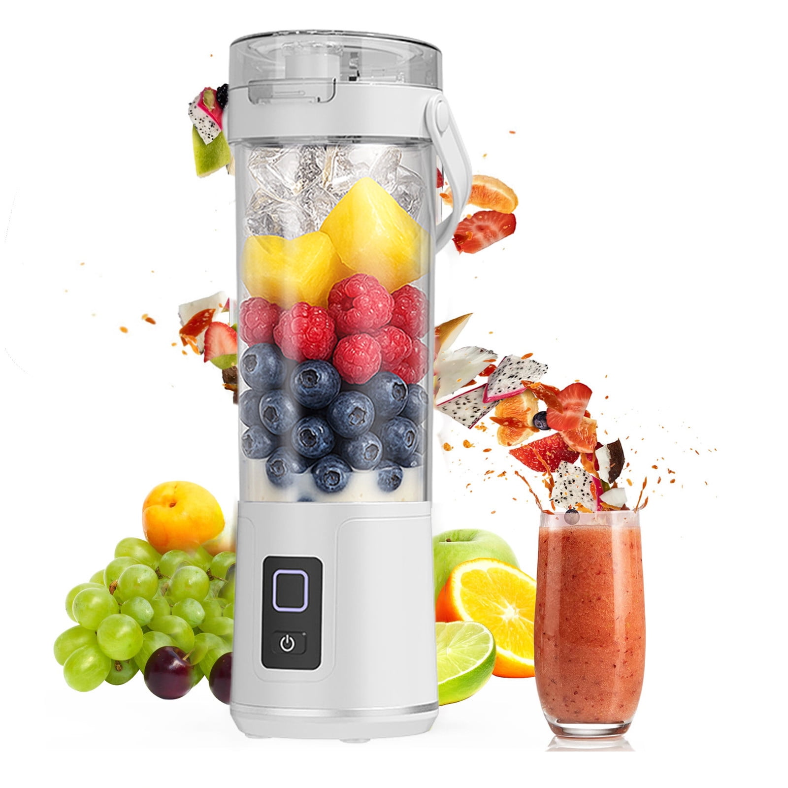 Inerposs Portable Handheld Juicer, USB Rechargeable Juicing Maker ...