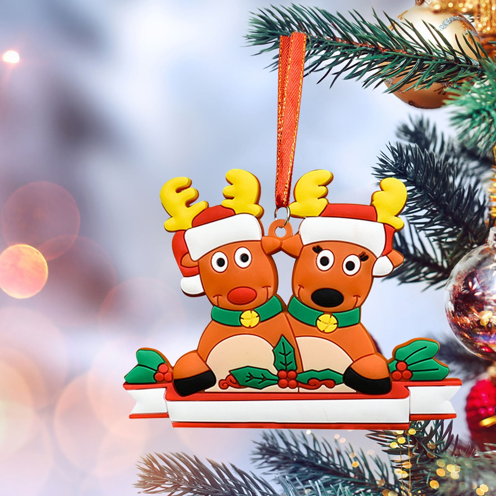 Inerposs Reindeer Christmas Tree Pendant - Whimsical Holiday Decoration ...